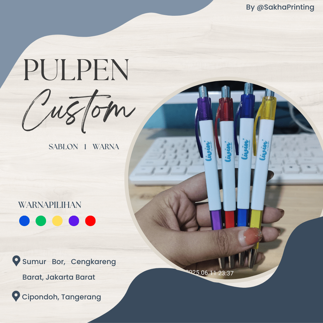 Pulpen Custom - Sakha Printing